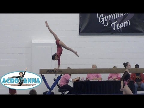 Annie the Gymnast | USAG New Level 5 Gymnastics Meet 1 | Acroanna