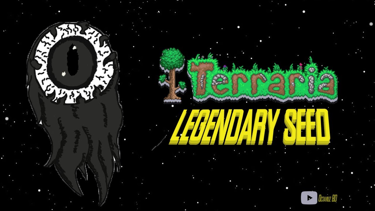 Terraria in LEGENDARY SEED part 1 - YouTube