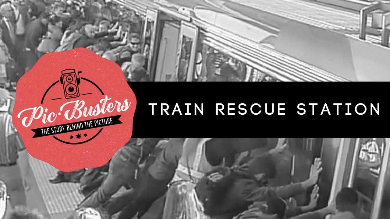 Train Rescue Station: Passengers Push Train Off Trapped Man at Stirling ...