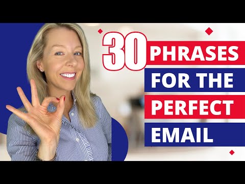 30 Phrases for the Perfect Business Email