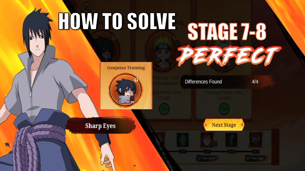 [Stage 7-8] Easiest Way to Beat GENJUTSU Training Event MLBB x Naruto ...