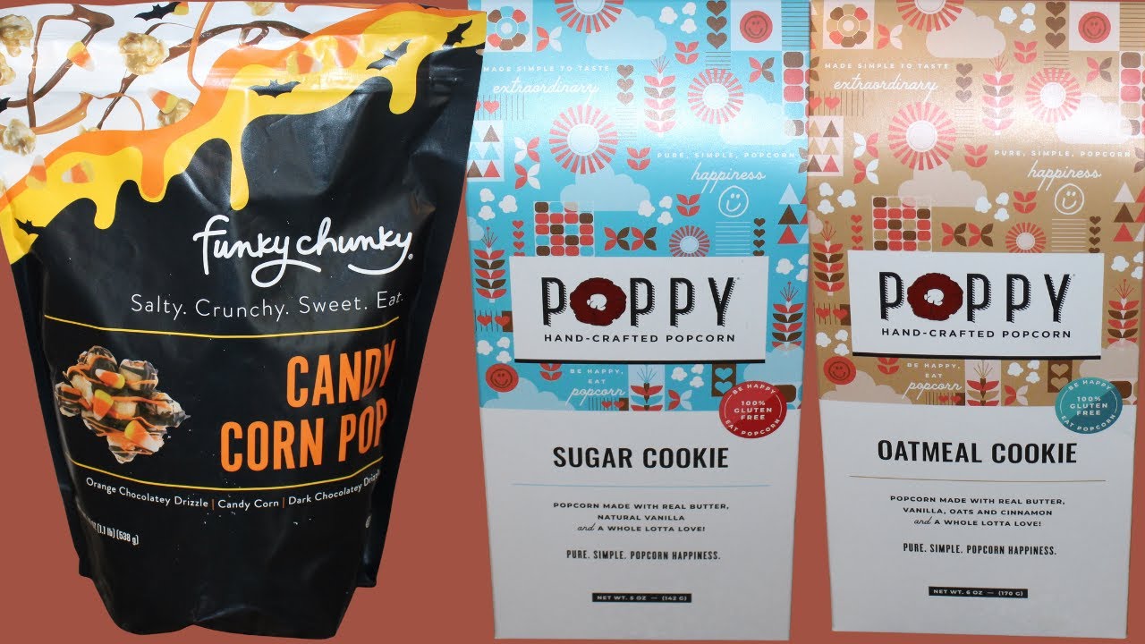 Funky Chunky Candy Corn Pop, Poppy: Sugar Cookie & Oatmeal Cookie ...