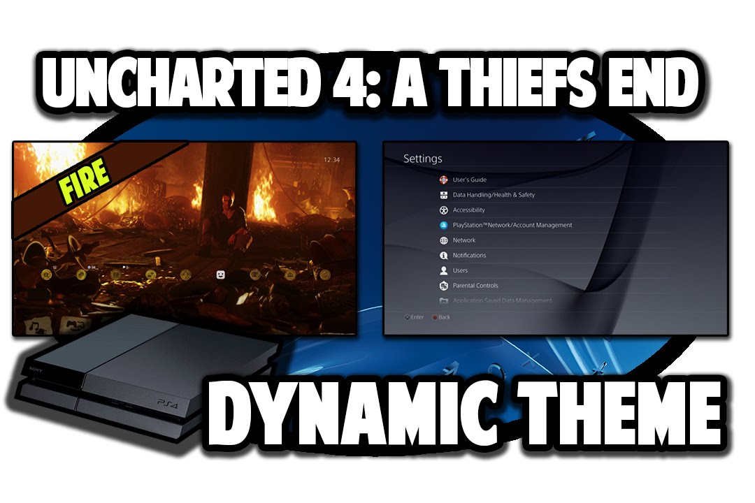 [PS4 THEMES] Uncharted 4 A Thief's End Fire Dynamic Theme Video in ...