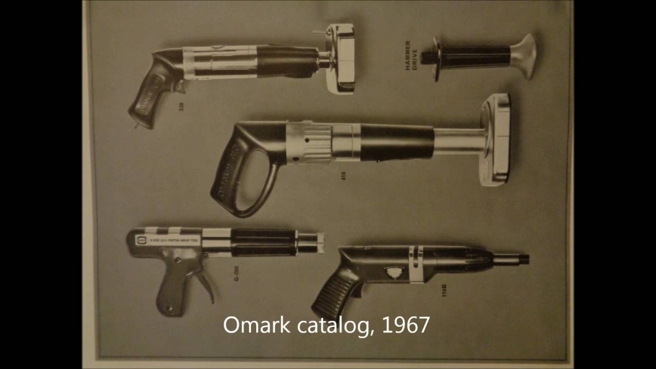.38 Caliber Powder Actuated Tool- Omark/ Drive-It 410 - YouTube
