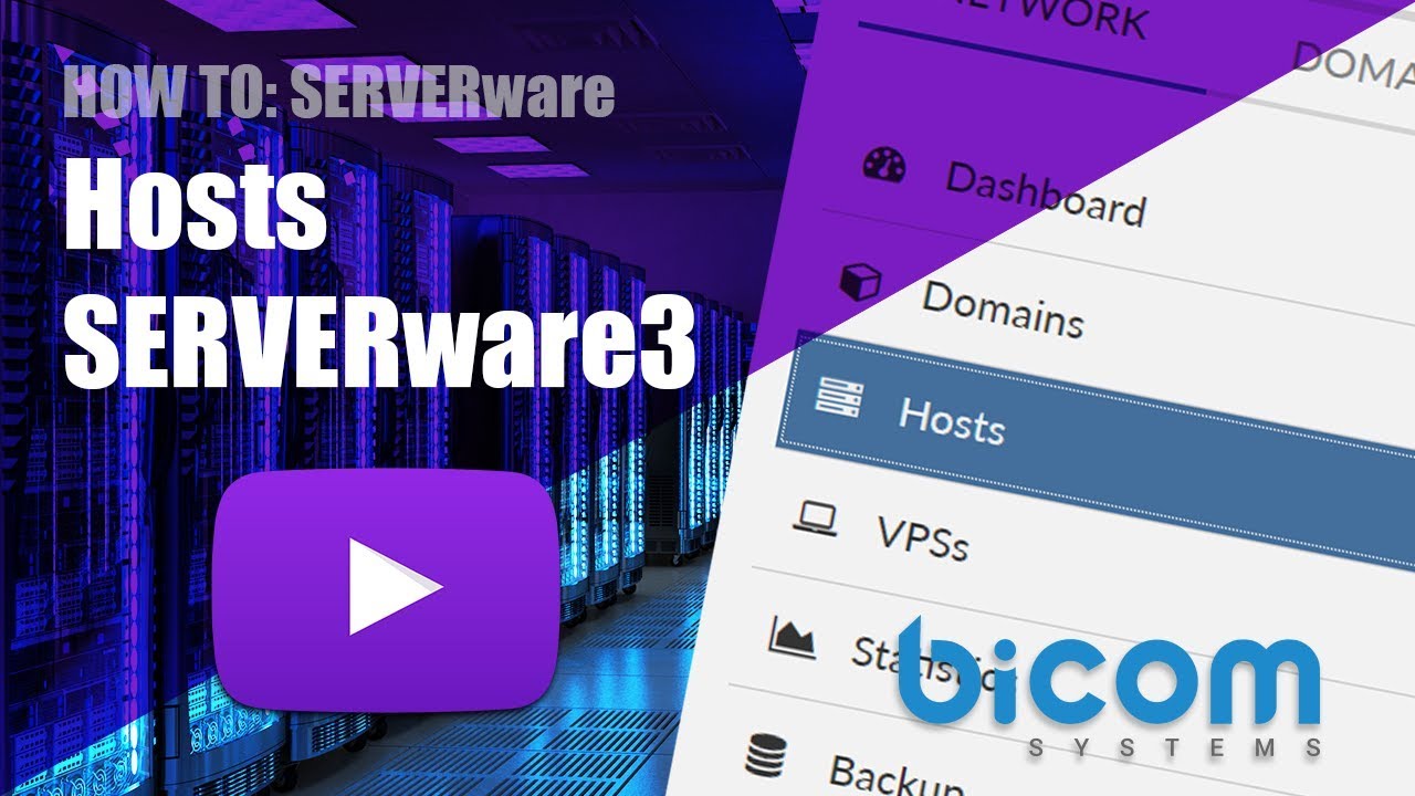 Hosts SERVERware 3 - YouTube