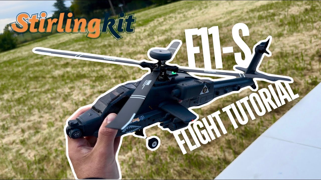 YU XIANG F11-S (AH-64 Apache) from @Stirlingkit - FLIGHT TUTORIAL - GPS ...