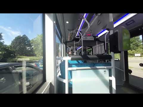 Bus 208A ratp Trajet dans un solaris urbino 18 gnv entre Ront point du château et champigny RER
