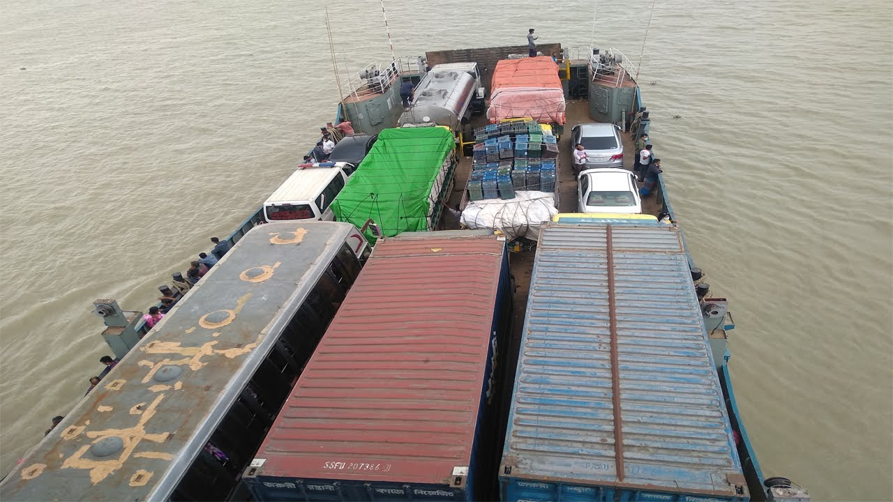 Biggest Ferry Services Bangladesh 2021 | Loading Unloading Video Ferry ...