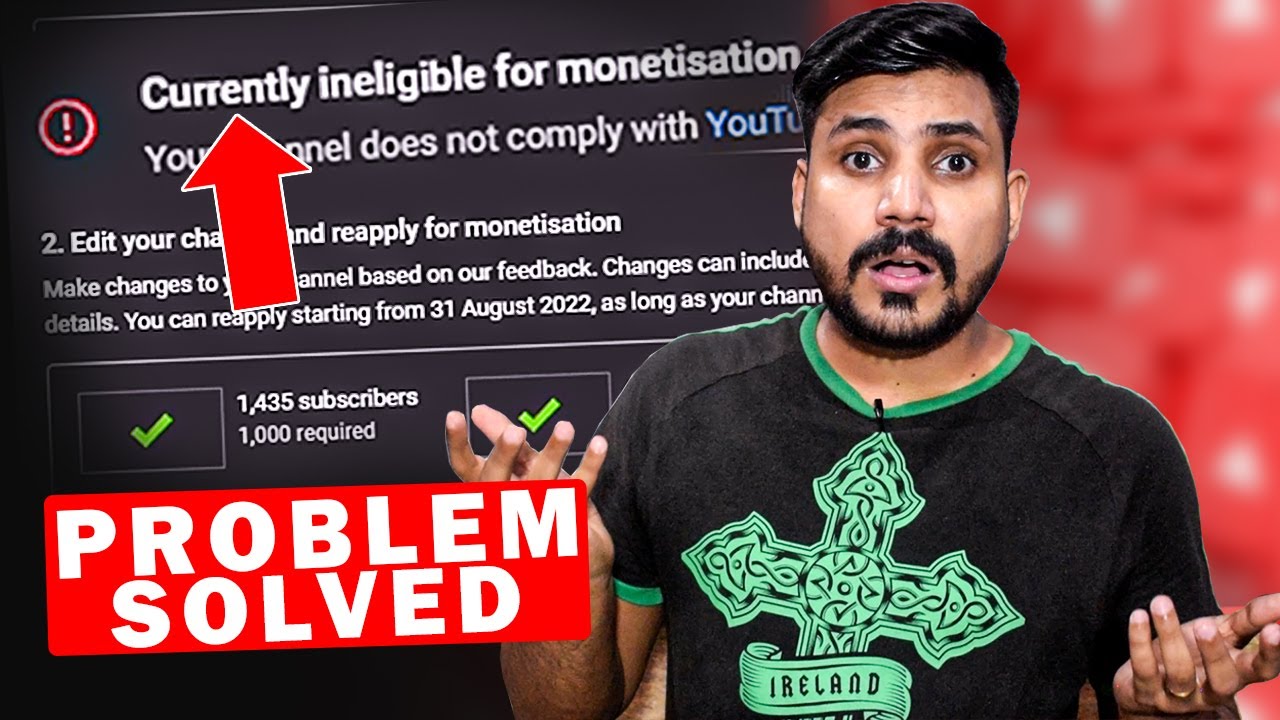 How to Solve Currently Ineligible for Monetization | Monetize YouTube ...