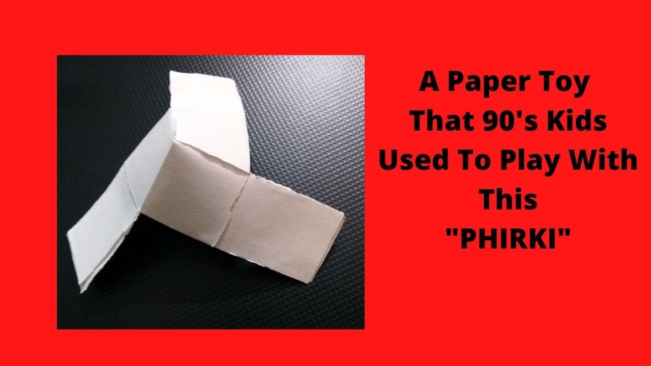 Kagaj Se Phirki Banana Sikhiye | How To Make Paper Fan | 1 - YouTube