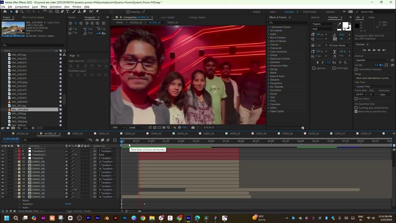 While you can do some basic video editing in After Effects, it's not designed for the same ...