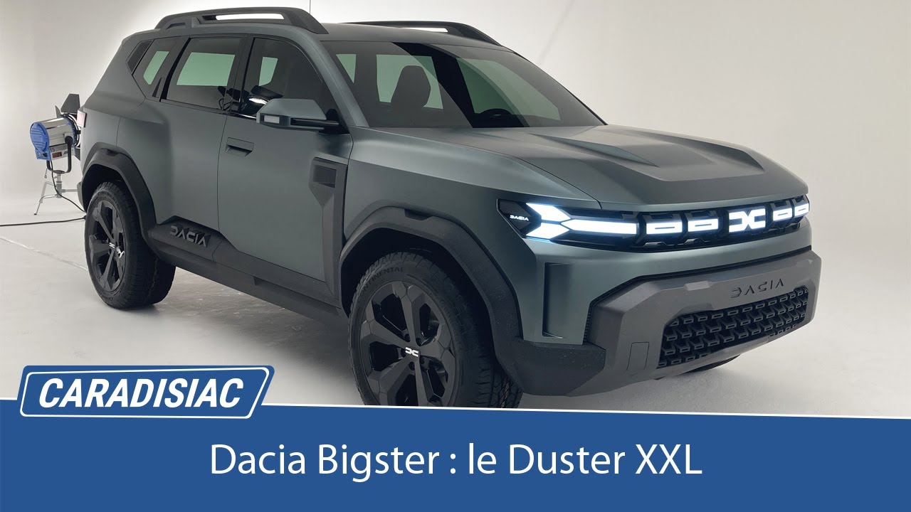 Dacia Bigster concept : le Duster version XXL - YouTube