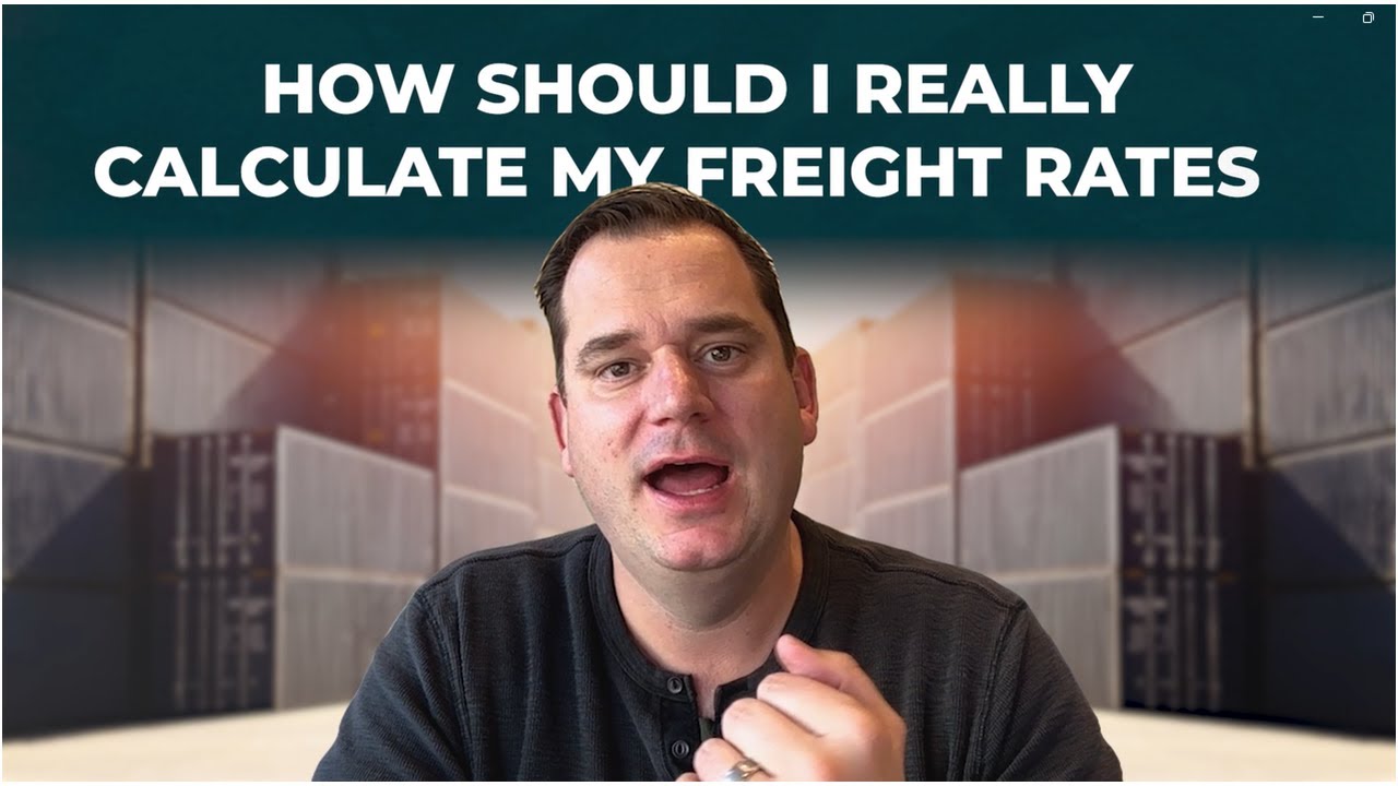 Freight Forwarding: How to calculate freight rates? - YouTube