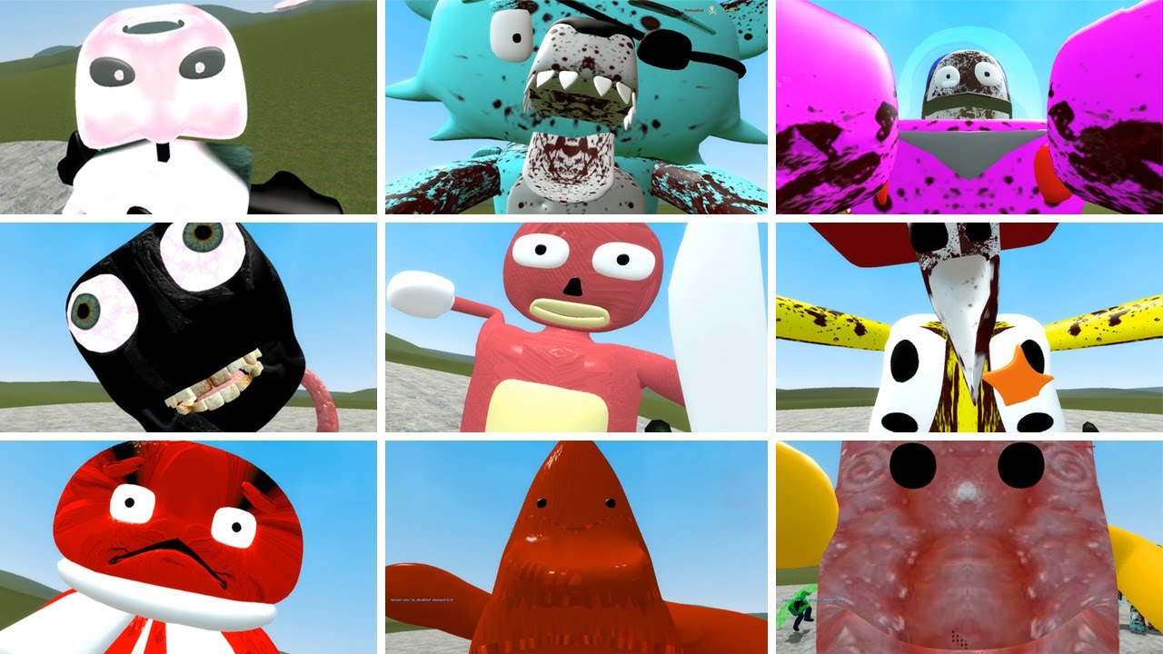 ALL NEW JUMPSCARES 3D SANIC CLONES MEMES V4 in Garry's Mod - YouTube