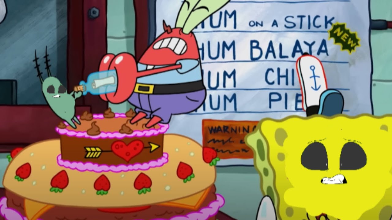 THE STORY OF EVIL SPONGEBOB | MR. CRABBE FIGHTS PLANKOT FOR THE ...