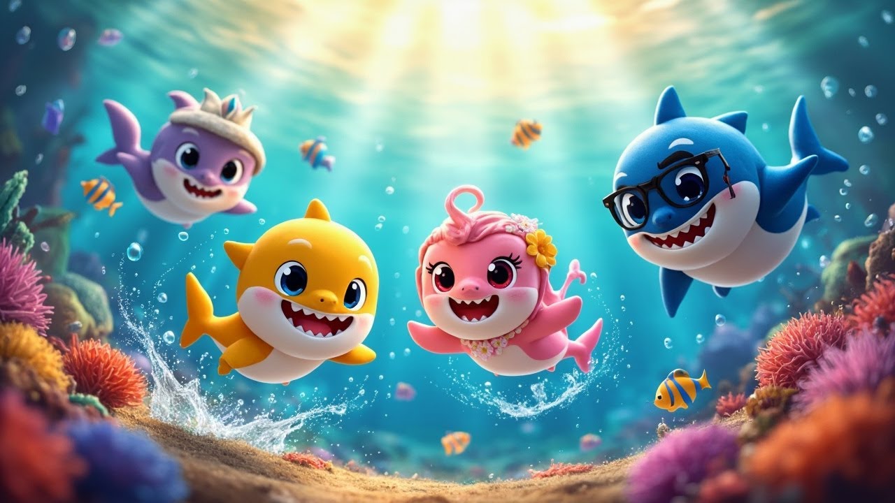 🌟 Baby Shark Family Song 🐬 | Splashy Ocean Adventure for Kids! 💃 - YouTube