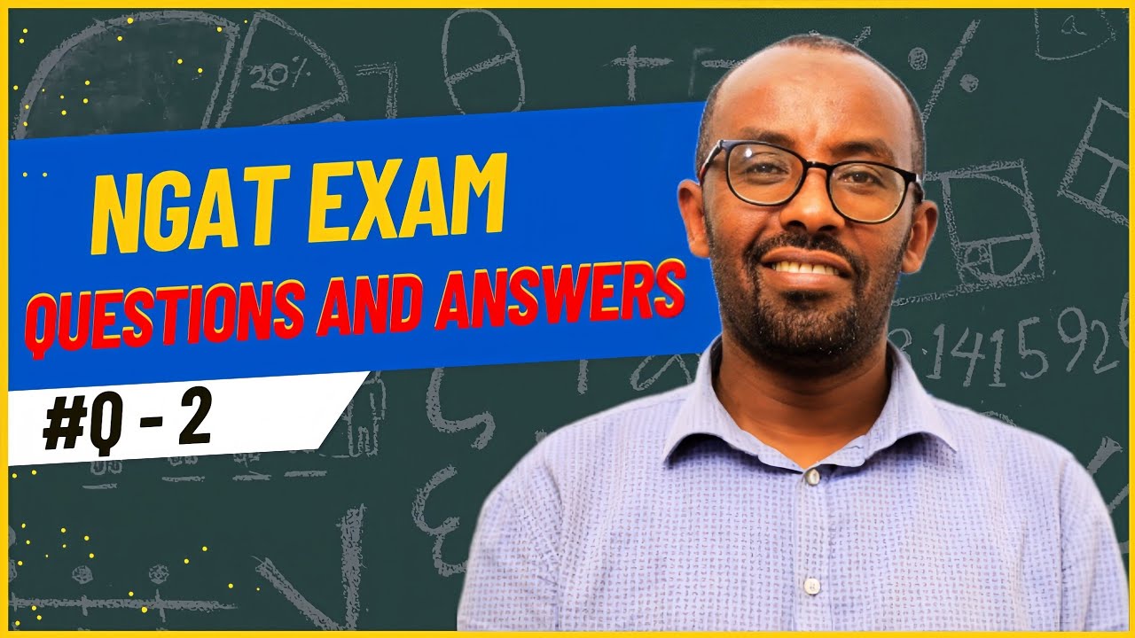 NGAT EXAM Questions and Answers #teacher_endrias @Marvel-Tutorial - YouTube
