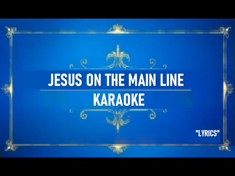 JESUS ON THE MAIN LINE KARAOKE Pastor John Teixeira with lyrics. - YouTube