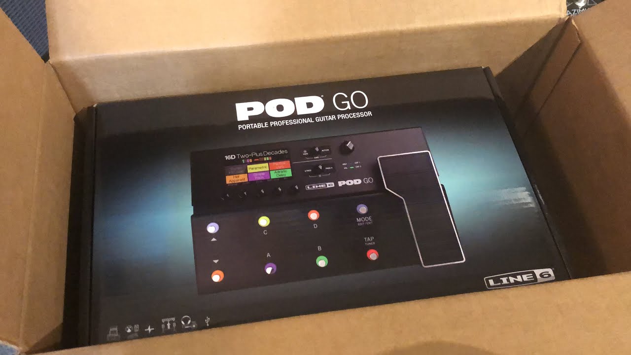 Line 6 Pod Go | Unboxing | Demo Video coming soon! - YouTube