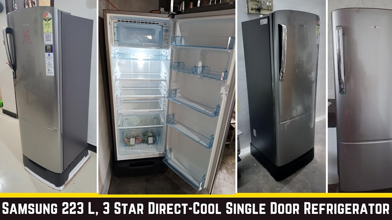 Samsung 223 L, 3 Star Inverter Direct-Cool Single Door Refrigerator ...
