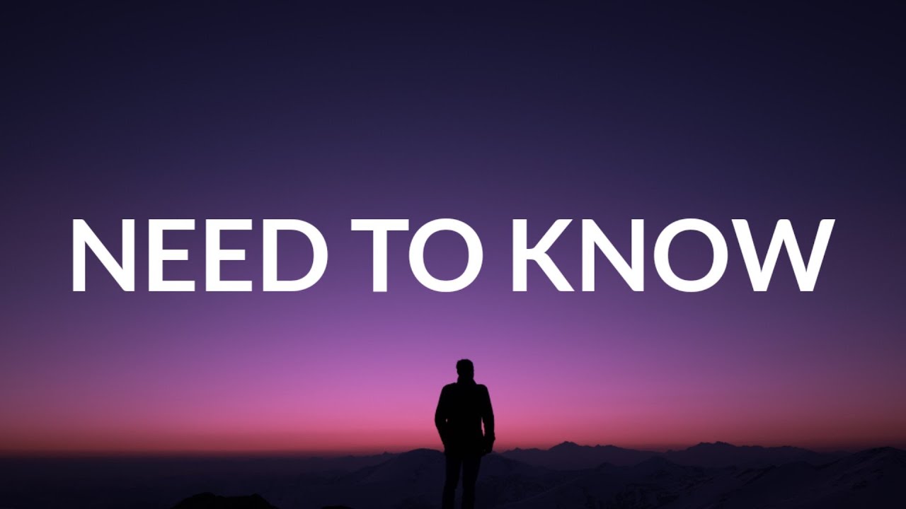 Doja Cat - Need To Know (Lyrics) - YouTube