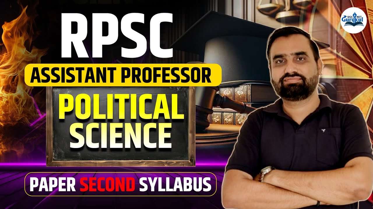 RPSC Assistant Professor Paper 2 Political Science Syllabus 2025 |RPSC ...