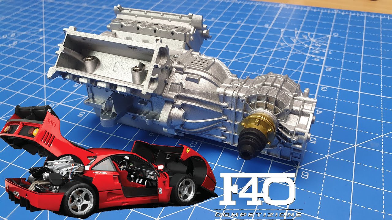 Build the Ferrari F40 Competizione - Part 13 - More Gearbox Elements ...
