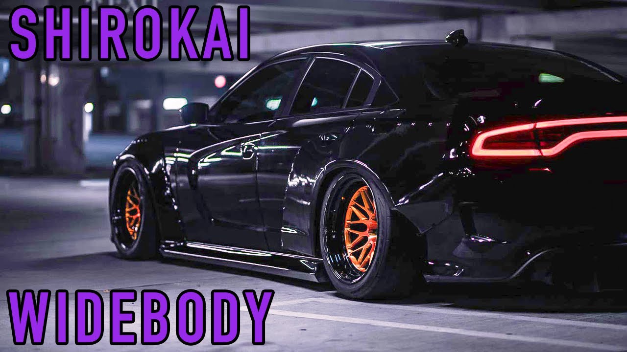 REVEALING THE FIRST SHIROKAI WIDEBODY BAGGED CHARGER HELLCAT!! - YouTube