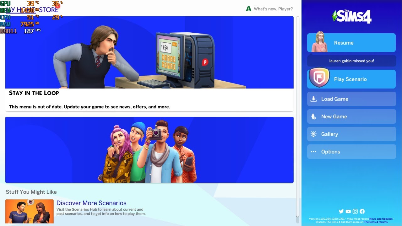 🏡 The Sims 4 Max Graphics Performance Test Lenovo LOQ RTX 3050 6GB ...