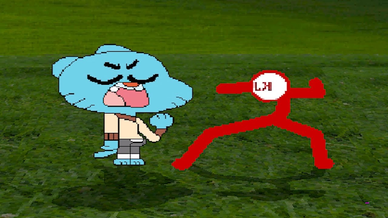 TEAM GUMBALL and KJ BATTLES WITH MUGENS IN SURVIVAL MODE in WINDOWS XP ...