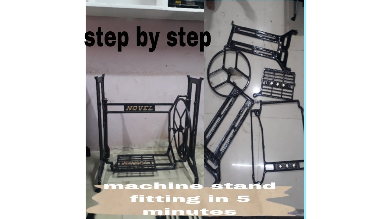 silai machine stand fitting in just 5 minute - YouTube