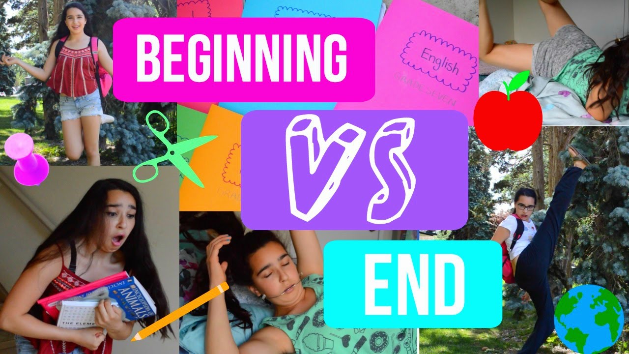 BTS : Beginning VS End of School Year - YouTube