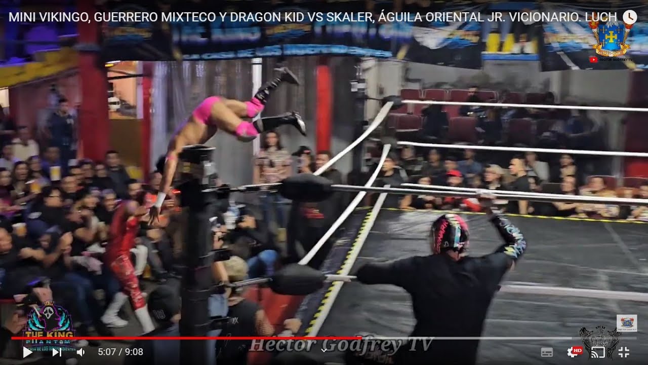 MINI VIKINGO, GUERRERO MIXTECO Y DRAGON KID VS SKAYLER, ÁGUILA ORIENTAL ...