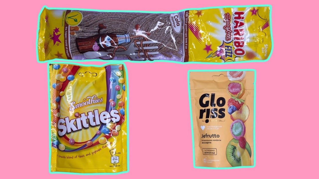 Skittles Candy, Haribo Spaghetti Cola and So Many Lot’s of Candies ...