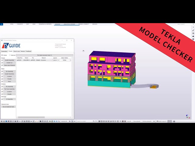 Tekla Model Checker - TSGuide