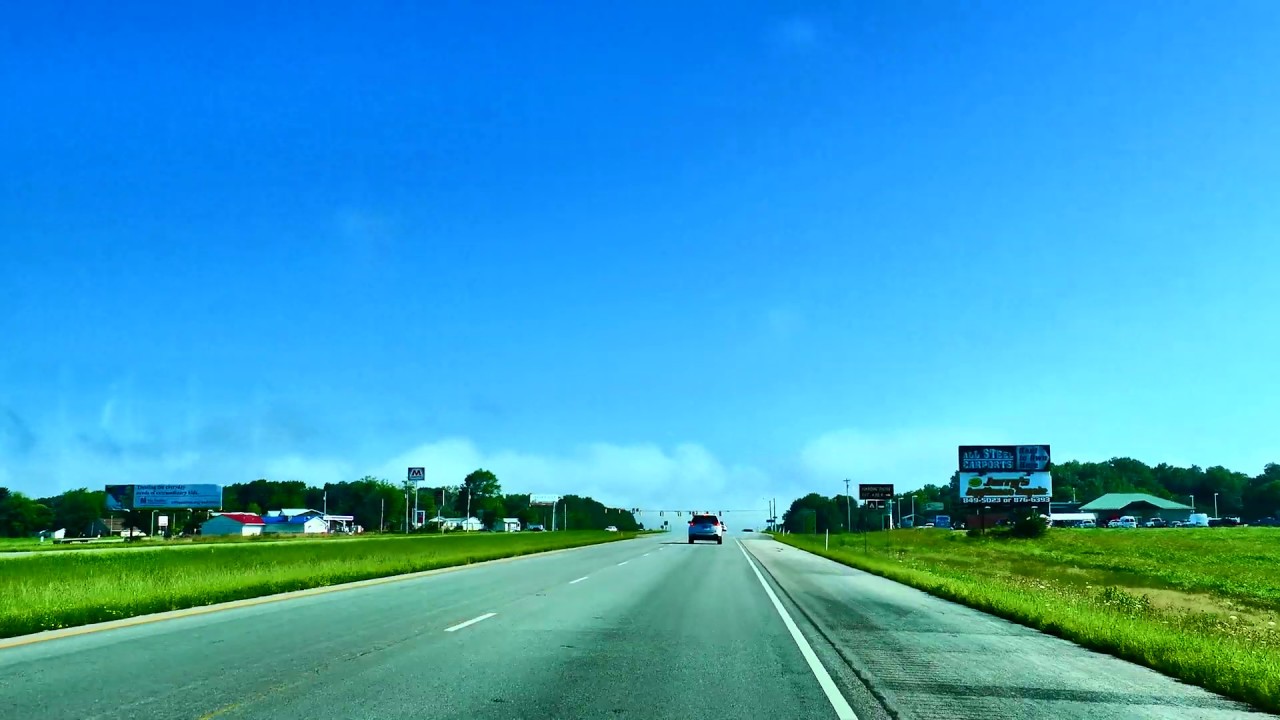 This road is Highway 37 AKA I69 in Martinsville Indiana #4KCC - YouTube