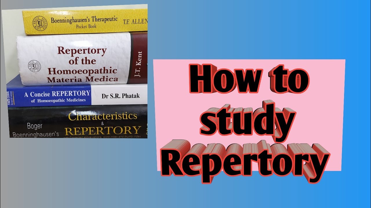 How to study Repertory | Standard answer formate for Repertory answer ...