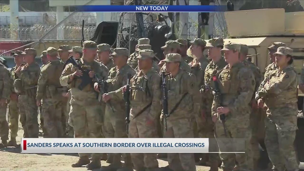 Gov. Sanders joins 13 U.S. governors, speaks at Texas border press ...