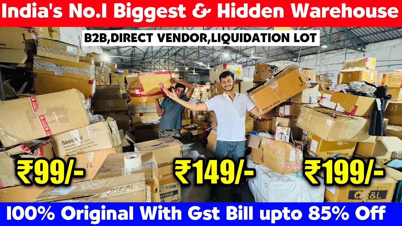Biggest Warehouse Of Liquidation Lot | 98% Off | With Gst Bill| Branded Factory Sale Bhilwara ...