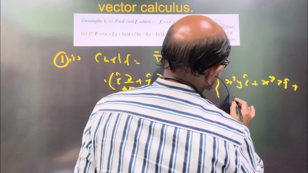 B.SC./ B TEC; Maths,(Sem-1), Vector Calculus,|| Curl of a Vector Point Function Example #01 ...