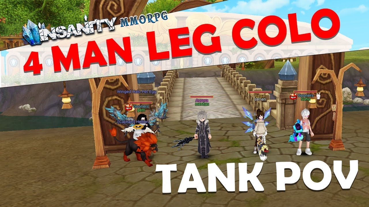 🔥 4-Man Legendary Colosseum Run – Tank POV! | Insanity Flyff Madness 💥 ...
