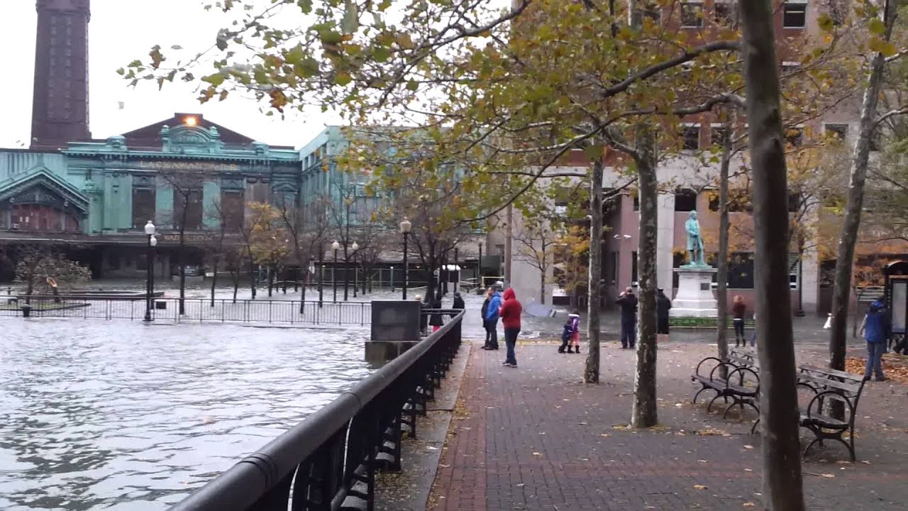 7th Video: Flooding at Lackawanna Terminal, Hoboken + Hurricane Sandy ...