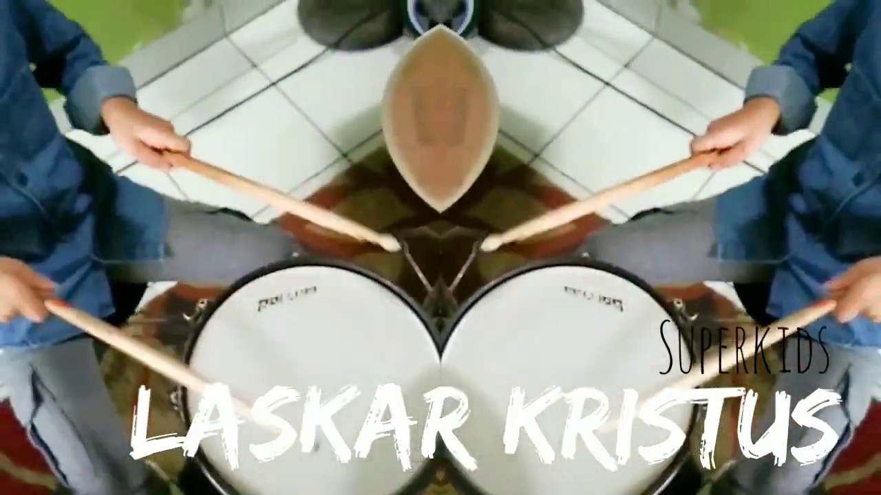 #drumcover #sundayschool #laskarkristus Laskar Kristus - Superkids (6 y ...