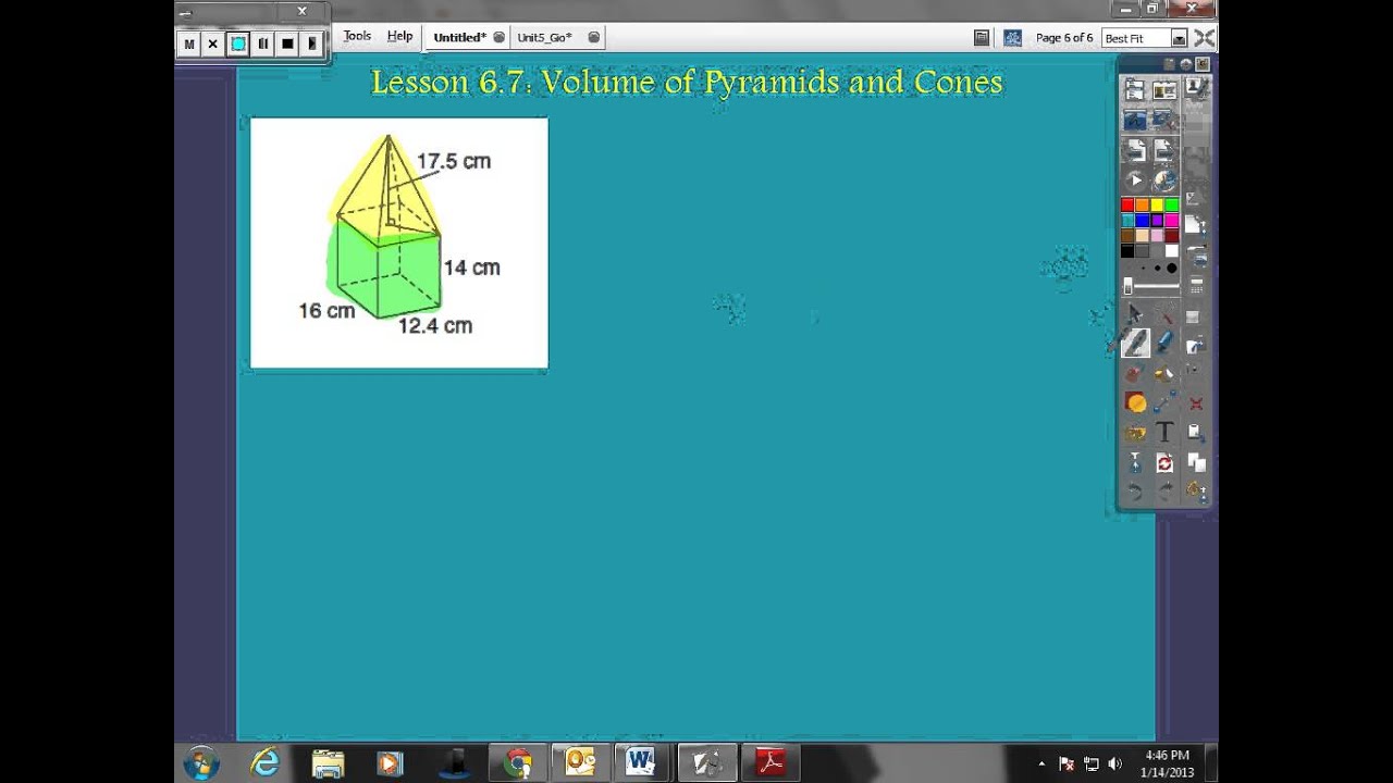PA Lesson 6 7 Volume Of Pyramids And Cones YouTube pa-lesson-6-7-volume-of-pyramids-and-cones-youtube