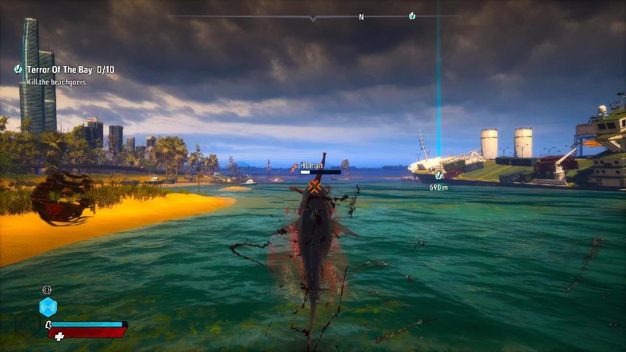 Maneater double back-flip human combo - YouTube