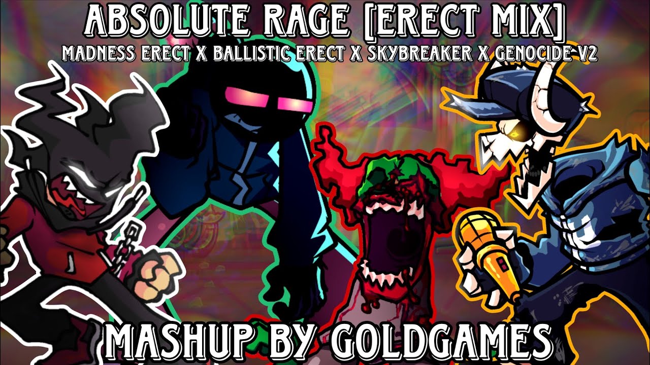 Absolute Rage Erect Remix [Madness Erect X Ballistic Erect X Skybreaker X Genocide V2] FNF ...