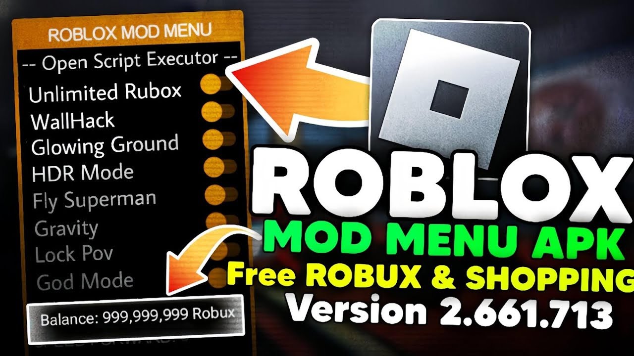 Roblox Mod Apk v2.661.713 | Roblox Mod Menu Robux | Roblox Mod Menu ...