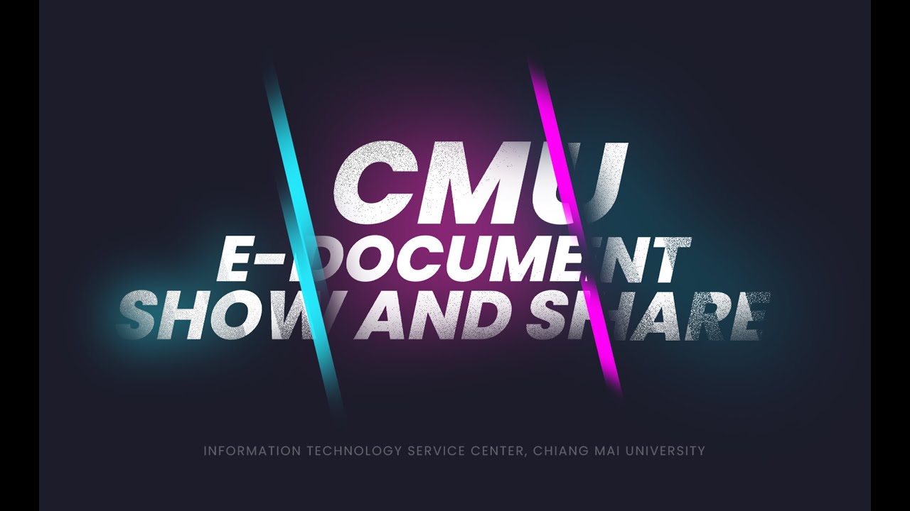 CMU e-Document Show and Share - YouTube