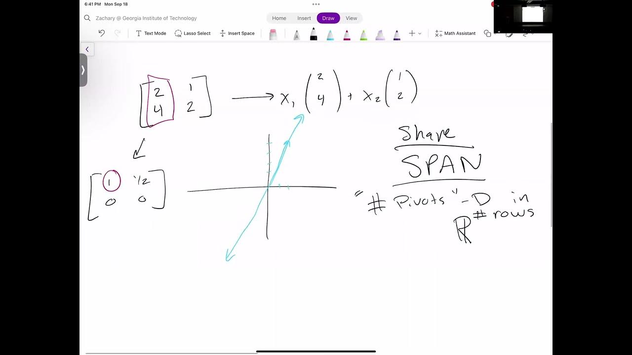 Intro to Linear Algebra Midterm 1 Fall 23 Review- Georgia Tech Math ...