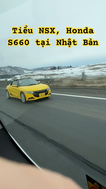 Tiểu NSX, Honda S660 spot tại Nhật - YouTube